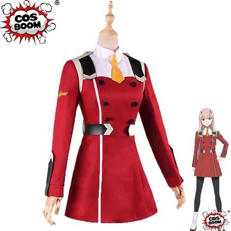 Cosboom Japanese Anime Cosplay Darling In The Franxx Zero Two Uniform