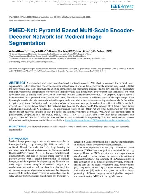 Pdf Pmed Net Pyramid Based Multi Scale Encoder Decoder Network For