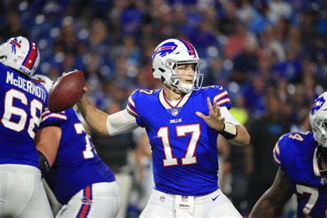 Pro Football Focus Bills QB Allen Finding Success In Middle Of The Field The Buffalo News