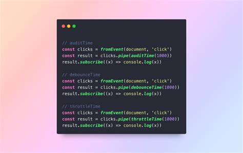 Aman Pareek On Linkedin 📊 Rxjs Operators Explained Audittime Vs