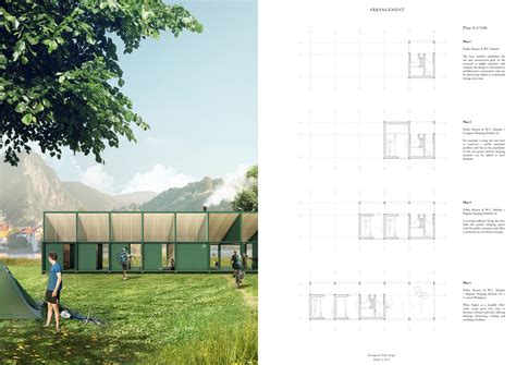 Architecture Project Timber Framework With Polycarbonate Facade Supporting Cyclists Rest Areas