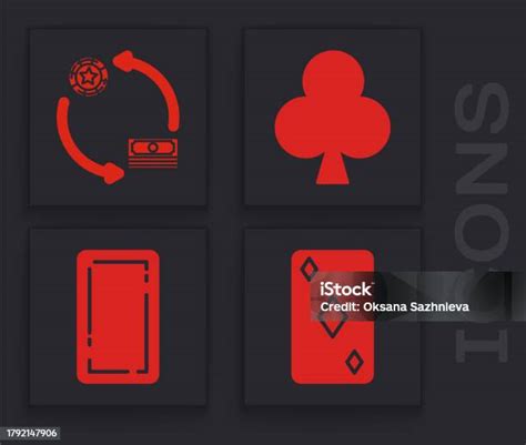 다이아몬드 상징을 가진 트럼프패 달러의 더미에 카지노 칩 교환 클럽 상징 및 트럼프패 뒤 아이콘 트럼프패에 트럼프패 놓기 벡터 0명에 대한 스톡 벡터 아트 및 기타 이미지