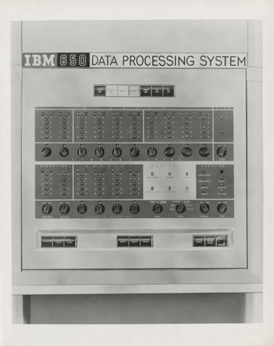 Ibm 650 Electronic Data Processing System 102646581 Computer History Museum
