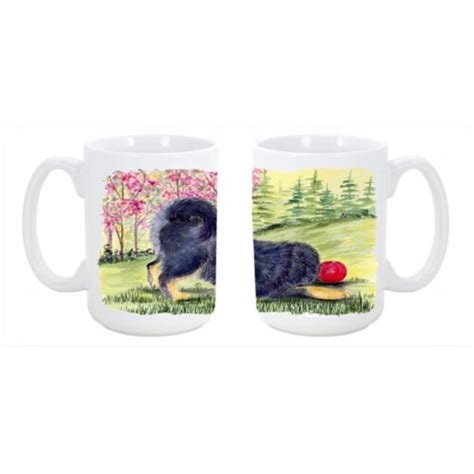 Tibetan Mastiff Dishwasher Safe Microwavable Ceramic Coffee Mug 15 Oz