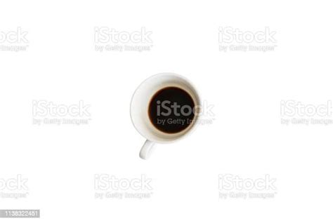상단에 고립 된 배경에 커피 한잔 0명에 대한 스톡 사진 및 기타 이미지 0명 가리기 공란 Istock