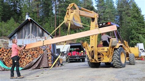 Couple Begins TIMBER FRAME HOUSE BUILD YouTube