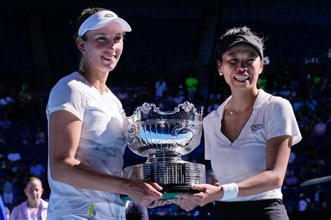 Taiwanese Tennis Star Hsieh Su Wei Wins 2024 Australian Open Womens