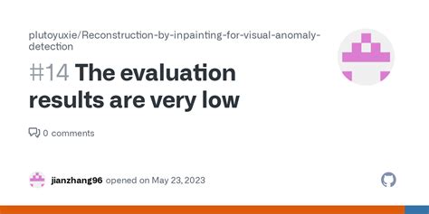 The Evaluation Results Are Very Low · Issue 14 · Plutoyuxie