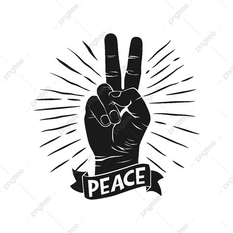 Peace Hand Gestures Png Vector Psd And Clipart With T