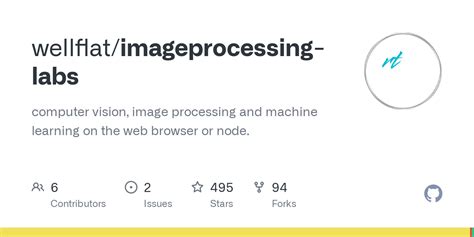 GitHub Wellflat Imageprocessing Labs Computer Vision Image Processing And Machine Learning