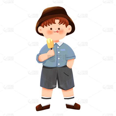 手绘 小女孩元素