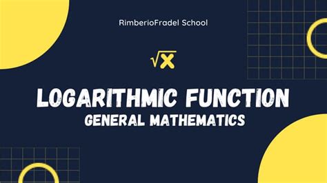 Logarithmic Functionpptx