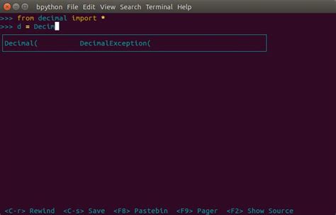 Bpython The Bpython Interpreter Linuxlinks