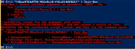 Pstip How To Properly Validate Guid Parameter