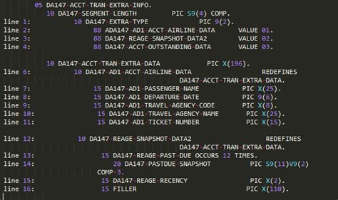 Cobol How Do I Identify The Level Of A Field In Copybook Using Jrecord In Java Stack Overflow