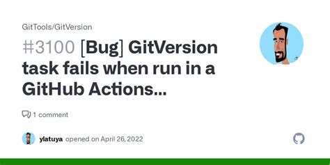 Bug Gitversion Task Fails When Run In A Github Actions Workflow