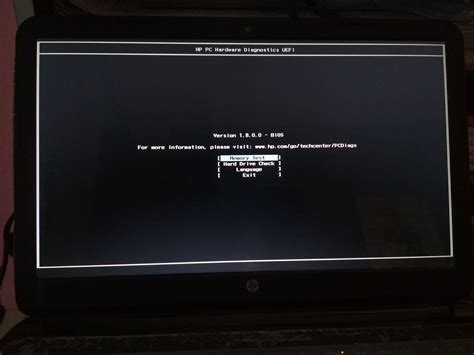 Hp Pc Hardware Diagnostics Uefi Upon Startup Not Sure Wh Hp