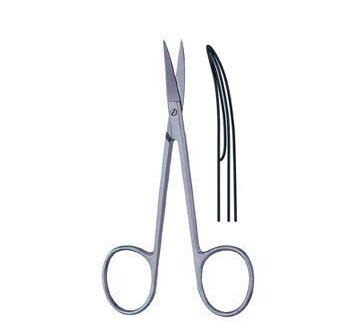 Delicate Iris Curved Scissors Meek Surgical
