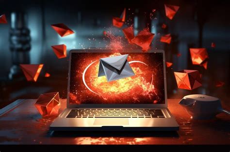 Premium Photo Cyber Security Alert Safeguard Your Inbox From Suspect Emails And Spam Viruses