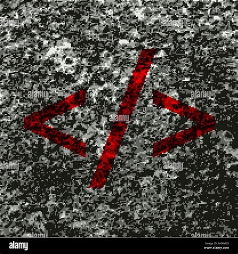 Programming Code Icon Symbol On A Concrete Wall Vector Illustration Stock Vector Image And Art