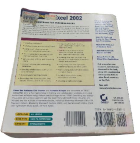 mastering microsoft excel 2002 hobbies and toys books and magazines