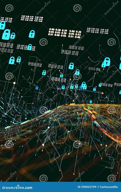 Data Structure And Information Tools For Networking Business And Cyber Security 3d Illustration