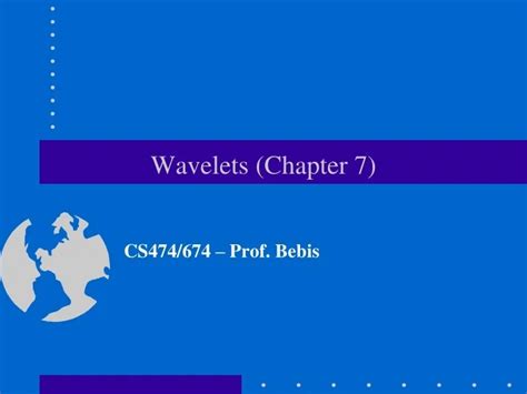 PPT Wavelet Transform Properties And Applications PowerPoint Presentation ID