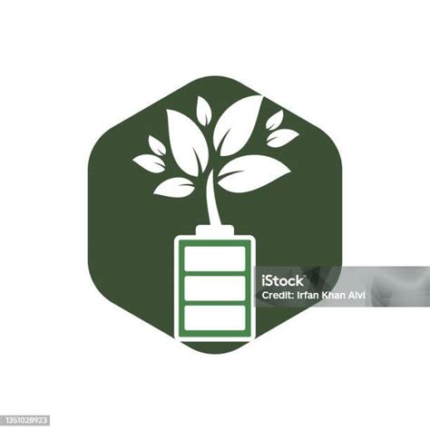 에코 자연 및 배터리 로고 템플릿 디자인 일러스트 디자인 0명에 대한 스톡 벡터 아트 및 기타 이미지 0명 급유 깨끗한 Istock