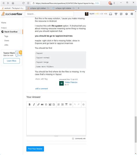 Collapse Right Sidebar Meta Stack Exchange