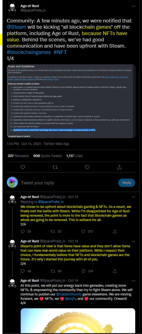 Age Of Rust Is An Nft Blockchain Game That Was Directly Impacted By Valves Decision To Say No