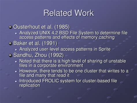 PPT File Access Patterns In Coda Distributed File System PowerPoint