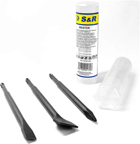 Sds Plus Chisel Set Piece Box Large Chisel Flat Chisel Pointed Chisel For Removal Of