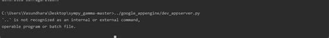 Python How To Start Google App Engine For Sympy Gamma On Windows