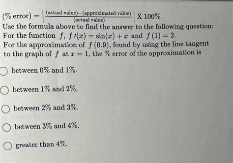 Solved Error ∣∣ Actual Value Actual