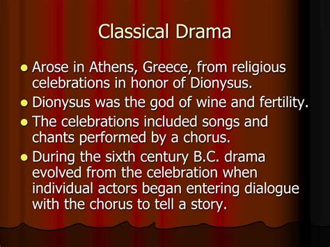 Ppt Classical Greek Drama Powerpoint Presentation Free Download Id