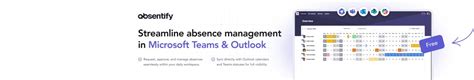So Geht Urlaubsplanung In Microsoft Teams Absentify