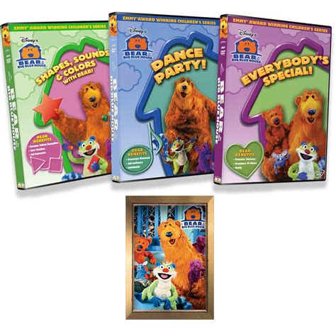 Bear In The Big Blue House Dvd Collection Shapes Sounds