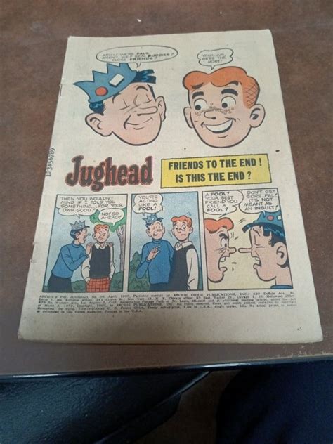 Jughead Archie S Pal Comic Book Archie Betty Veronica Silver Age Comic Comic Books