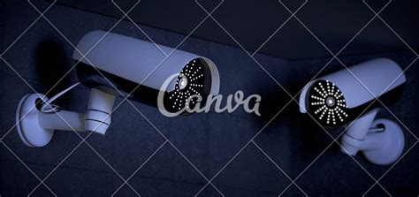 Security Cctv Camera System 3d Rendering Photos By Canva