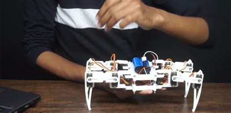 How To Make A Walking Spider Robot At Home 3d Printed Crawling Robot 5 Steps Instructables