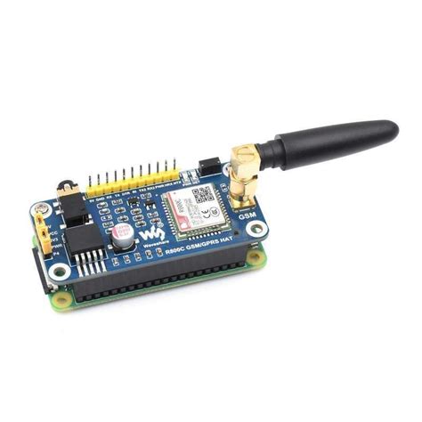 R800c Gsmgprs Hat For Raspberry Pi Ws 23459