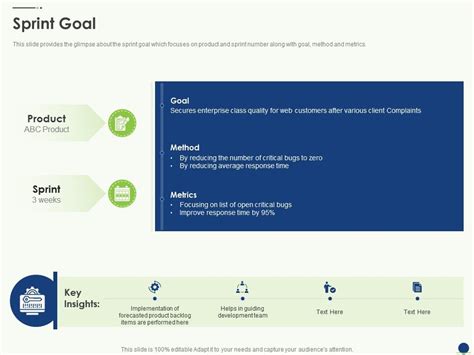 Sprint Goal Scrum Artifacts Ppt Guidelines Presentation Graphics Presentation PowerPoint