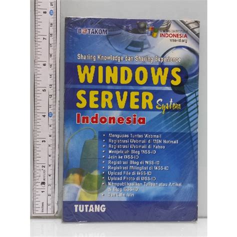 jual buku windows server system indonesia shopee indonesia