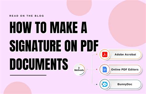 How To Make Signature On PDF File