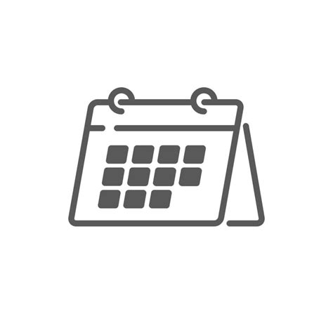 Vector Illustration Of Flat Design Calendar Icon 13570402 Vector Art At Vecteezy