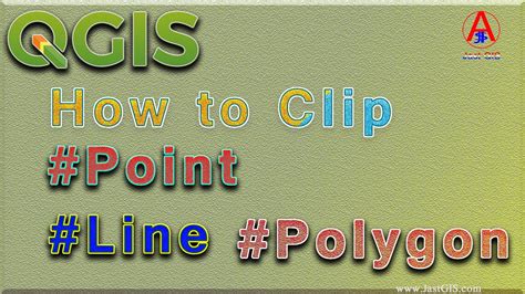 Qgis How To Clip Point Line And Polygon In Qgisclip Point Featureclip Line Featureqgis