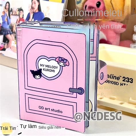 Sách Đồ Chơi Giải Nén Bán Vĩnh Cửu Kuromi Melody Phát Nhạc Thủ Công Di Ybộ Tranh Ngôi Nhà Của