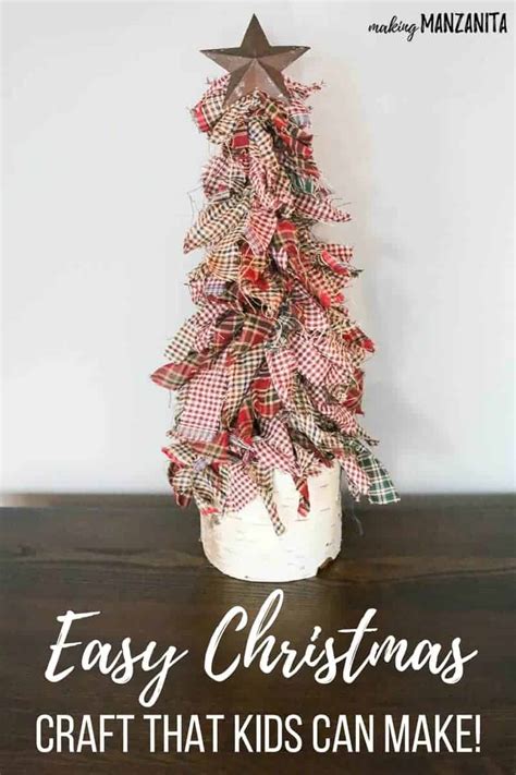 How To Make A Fabric Christmas Tree Easy Diy Making Manzanita