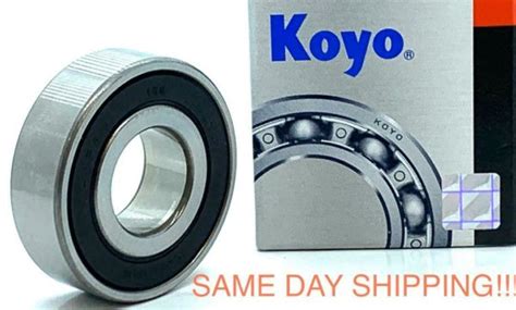 KOYO 6203 2RS C3 Deep Groove Ball Bearings, Rubber Sealed 17x40x12 mm ...