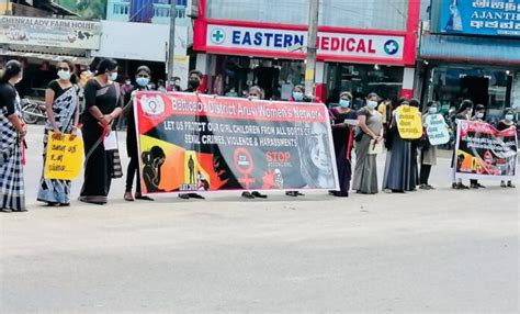 Sri Lanka Eastern Province Women Take To Streets To Oppose Sexual